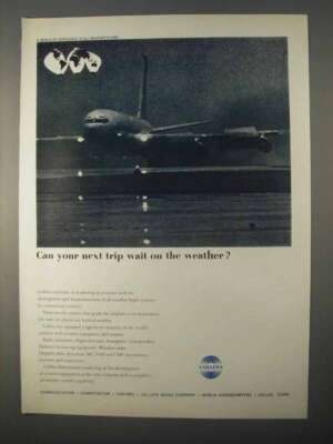 1966 Collins Radio Company Ad - Wait on The Weather? | eBay