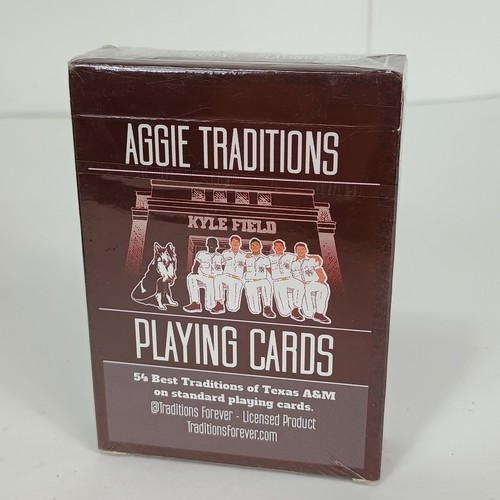 Texas A&M Aggie's Traditions Playing Cards New Sealed In Package Deck Poker | eBay