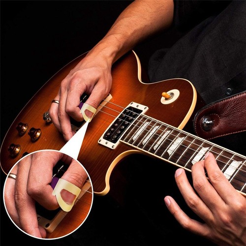 8 Pcs/ Set Alaska Guitar Picks Adjustable Finger Picks Medium/Large ...