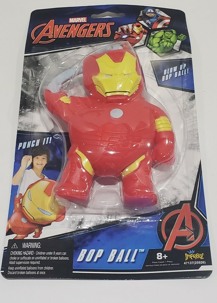 Ironman Marvel Comics Superhero Bop Ball - NEW!! | eBay