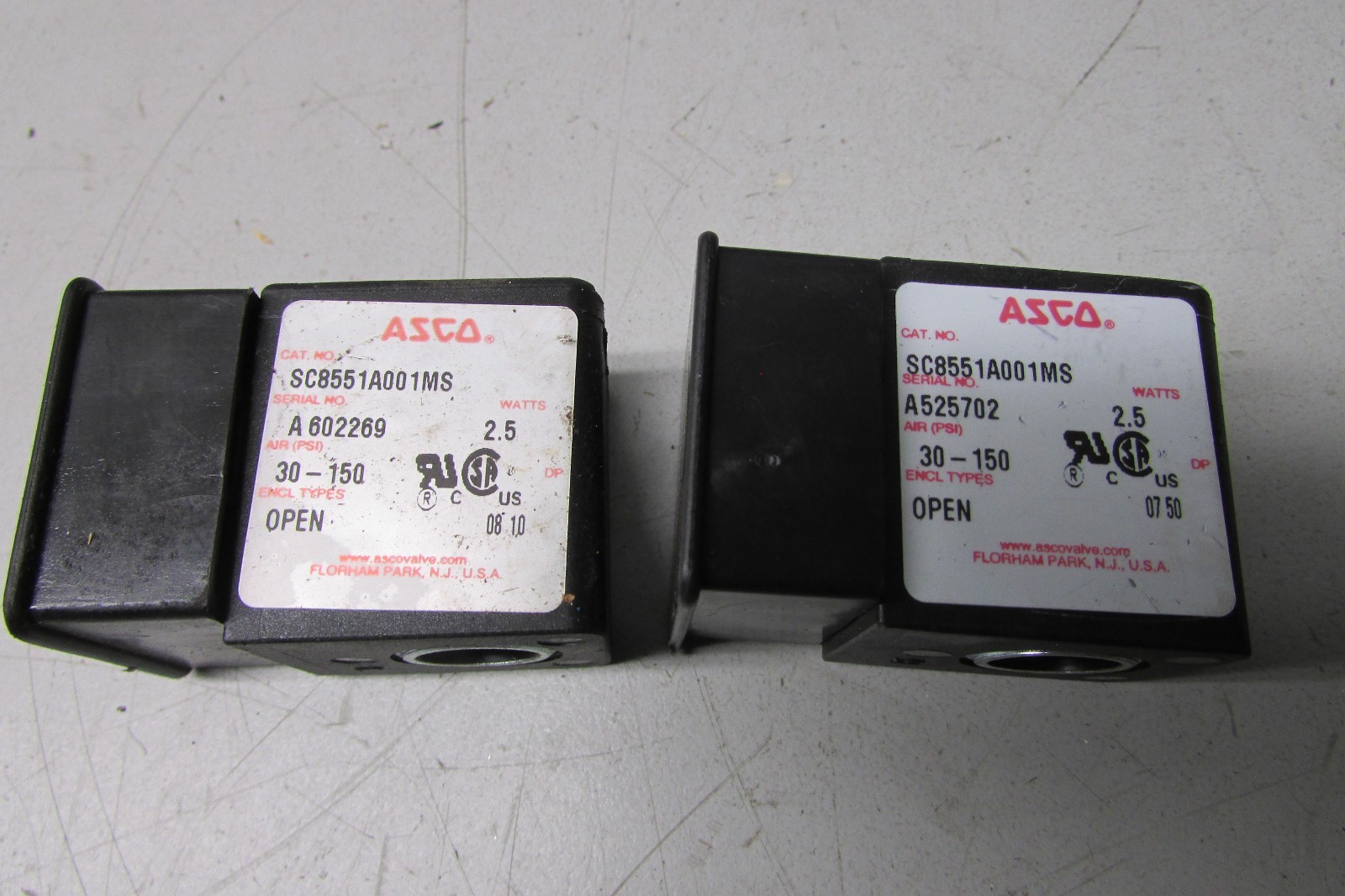 Asco SC8551A001MS Coil Lot of 2! | eBay