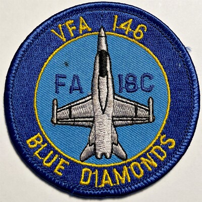 VFA 146 Blue Diamonds FA 18C US Navy shoulder patch | eBay