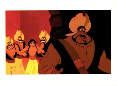 Disney Aladdin - Jafar Sends The Guards To Apprehend Aladdin Postcard ...