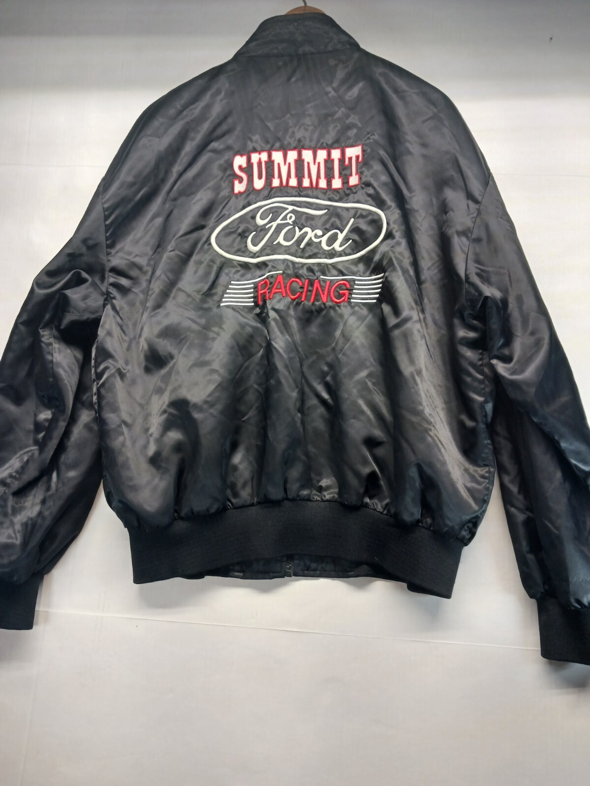 Vintage Summit Ford Racing Jacket Mens Large USA Blac… - Gem