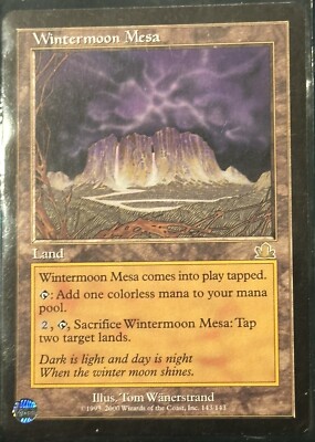 MTG Wintermoon Mesa (Prophecy/Land/R) - BGM | eBay