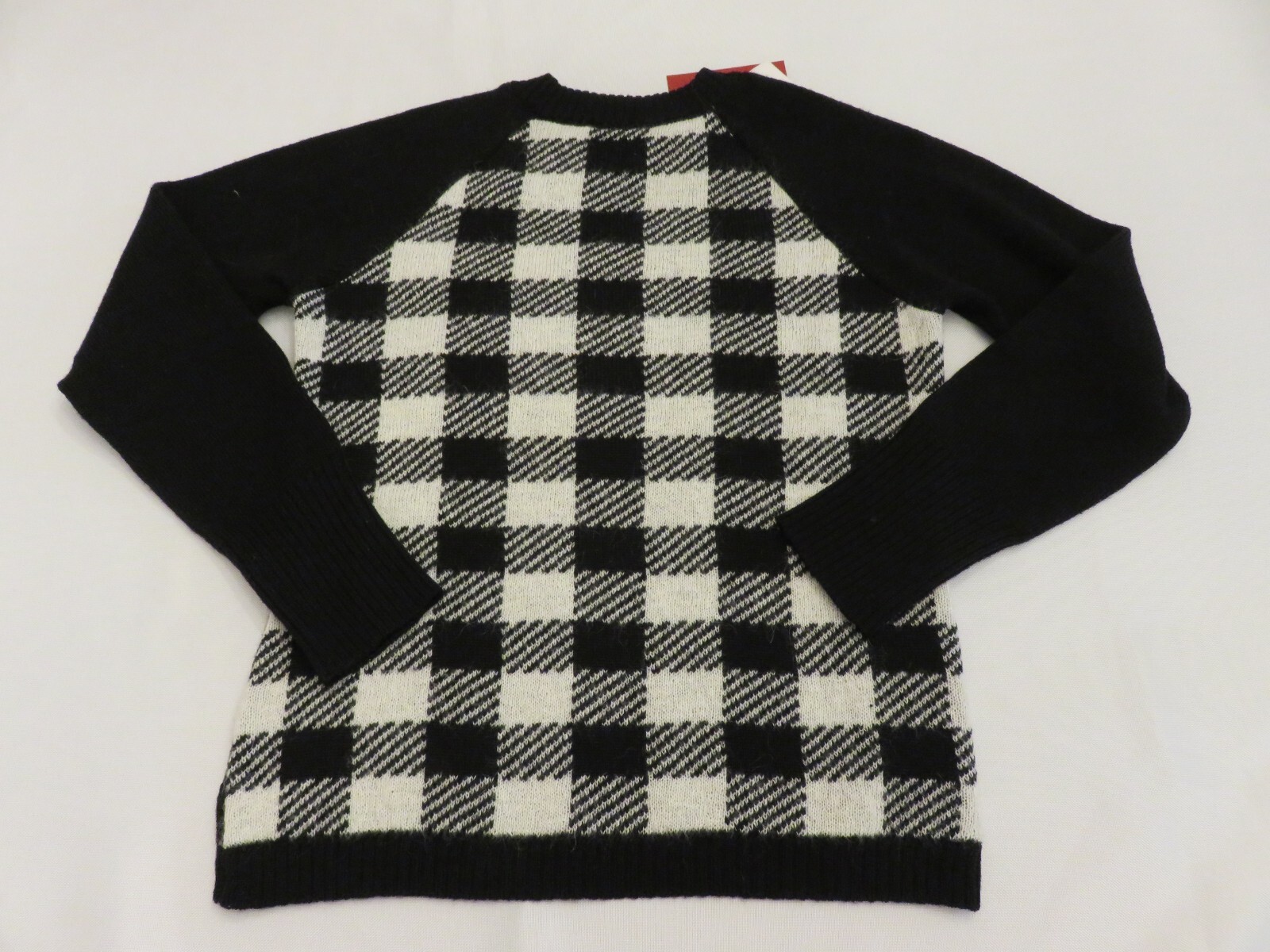 $195 Gorgeous Italian women wool sweater embroidered checked size S | eBay