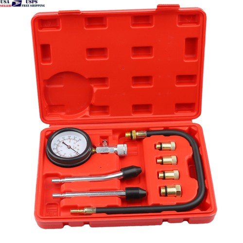 Petrol Engine Cylinder Compression Tester Kit for Automotive Motorcycle ...