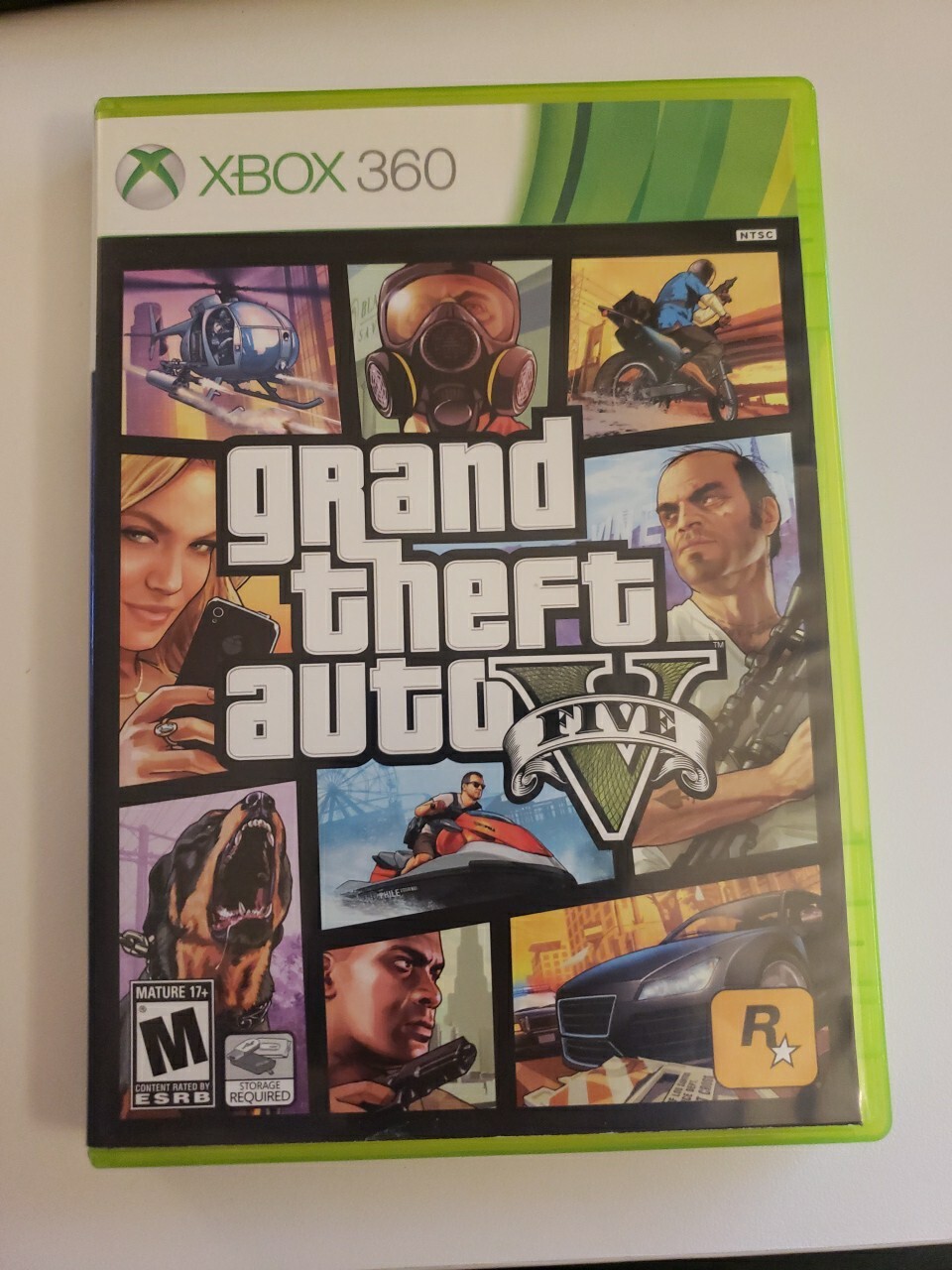 Grand Theft Auto V GTA5 (Xbox 360) Box With Artwork & Manual Tested ...