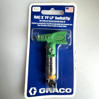 Graco SwitchTip 312 Fine Finish Low Pressure RAC X FFLP Airless Spray ...