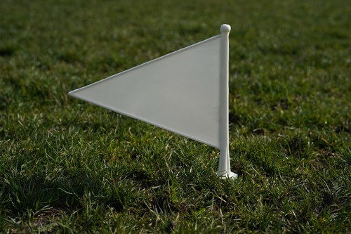 Packs of 25 Cricket Boundary Flags, Red or White, Training Athletic ...