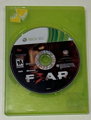 F.3.A.R. Fear 3 (Microsoft Xbox 360, 2011) Tested And Working ...