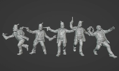 Dust 1947 Tactics Studio MYTHOS - 5 CULTIST SABOTEURS PROXY SQUAD (Read ...