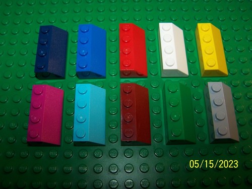 Lego 2x4 45 Degree Slope Qty 4 (3037) - Pick your color | eBay