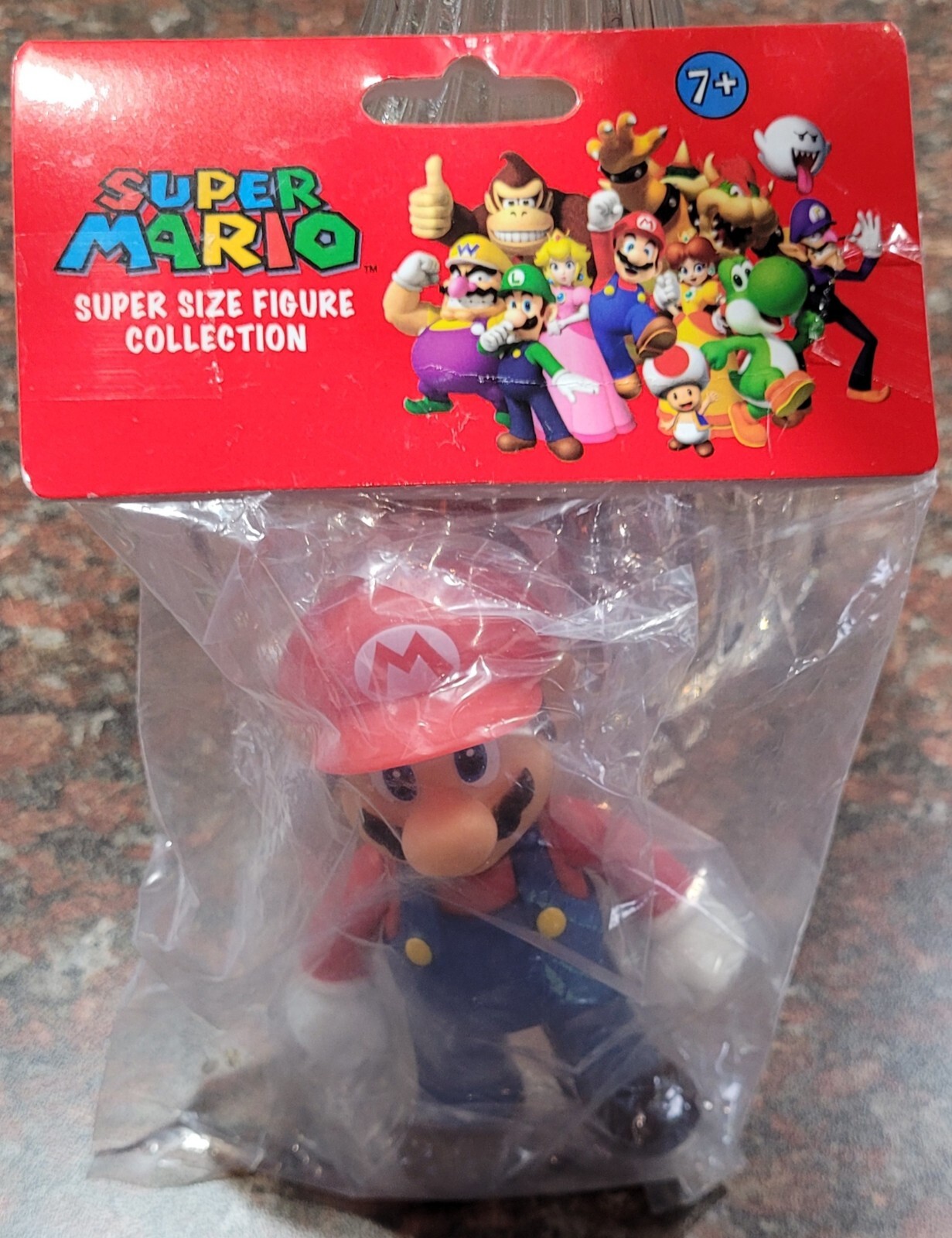 Super Mario "Super Size Figure Collection" {2 Marios} Sealed in package ...