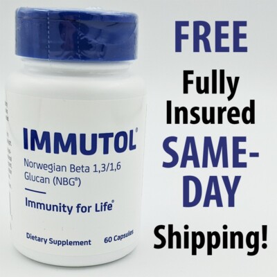 Immutol Norwegian Beta Glucan 60 Caps Immune System Immunity Support ...