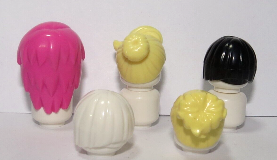 Lego 10 Hair Wig For Female Girl Minifigure Blonde Brown Black Ginger ...