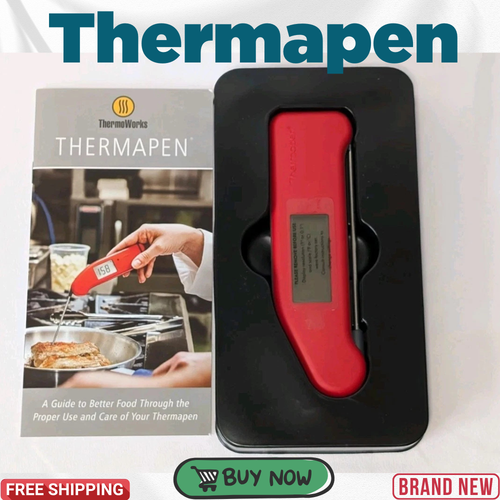 THERMOWORKS Classic Super-Fast Thermapen, Red Color | NEW | FREESHIP ...