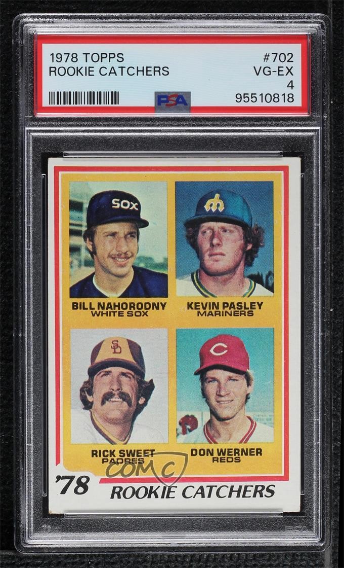 1978 Topps - Rookie Catchers Rick Sweet, Don Werner, Bill Nahorodny ...