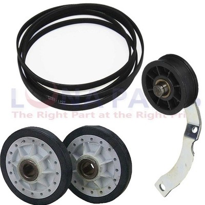 Kenmore Admiral Dryer Drum Rollers Pulley Belt Kit Fit Models | eBay