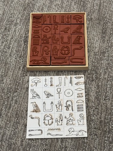 Egyptian Symbols-A Hieroglyphic Stamp Kit, Chronical Books, by Jennifer ...