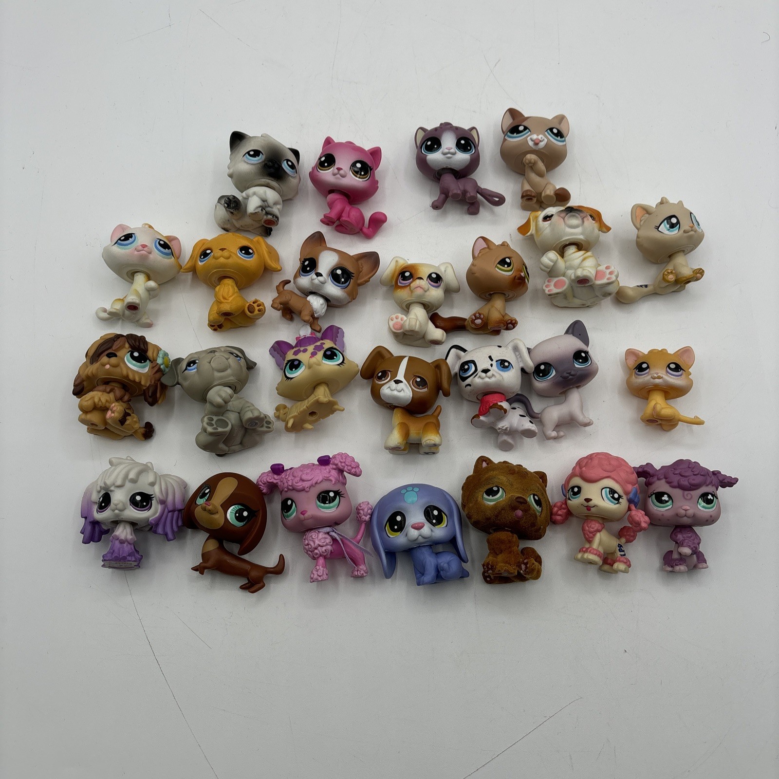 Littlest Pet Shop LPS Set of 25 Pieces Mixed Dog Cat Kitten Toys | eBay