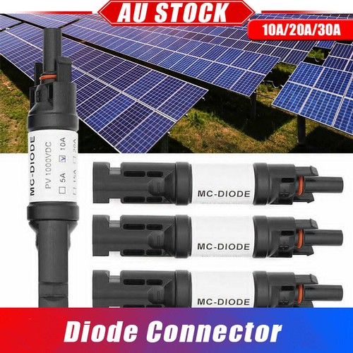 10A/20/30A Solar Panel Cable Blocking Diode Photovoltaic Connector ...