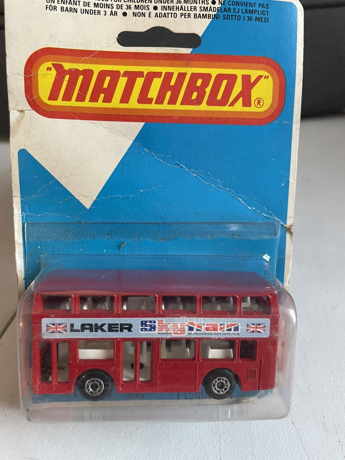 Matchbox 1-75 Series No.17 Londoner Bus - Laker Skytrain - Blister Pack ...
