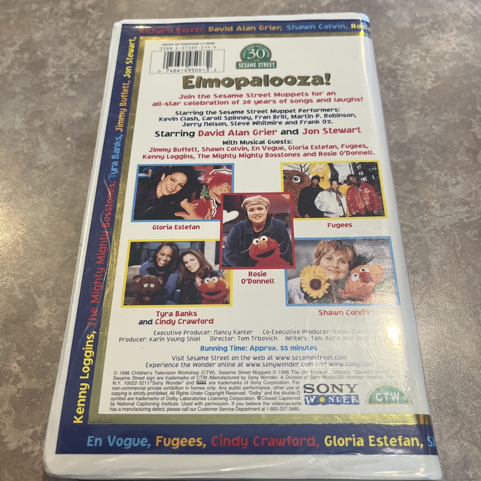 Sesame Street - Elmopalooza! VHS (Clamshell) feat. David Alan Grier ...