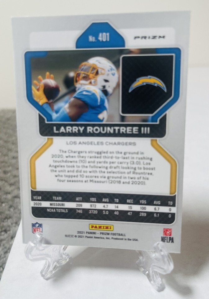 2021 Panini Prizm Larry Roundtree III Orange Disco RC Los Angeles ...