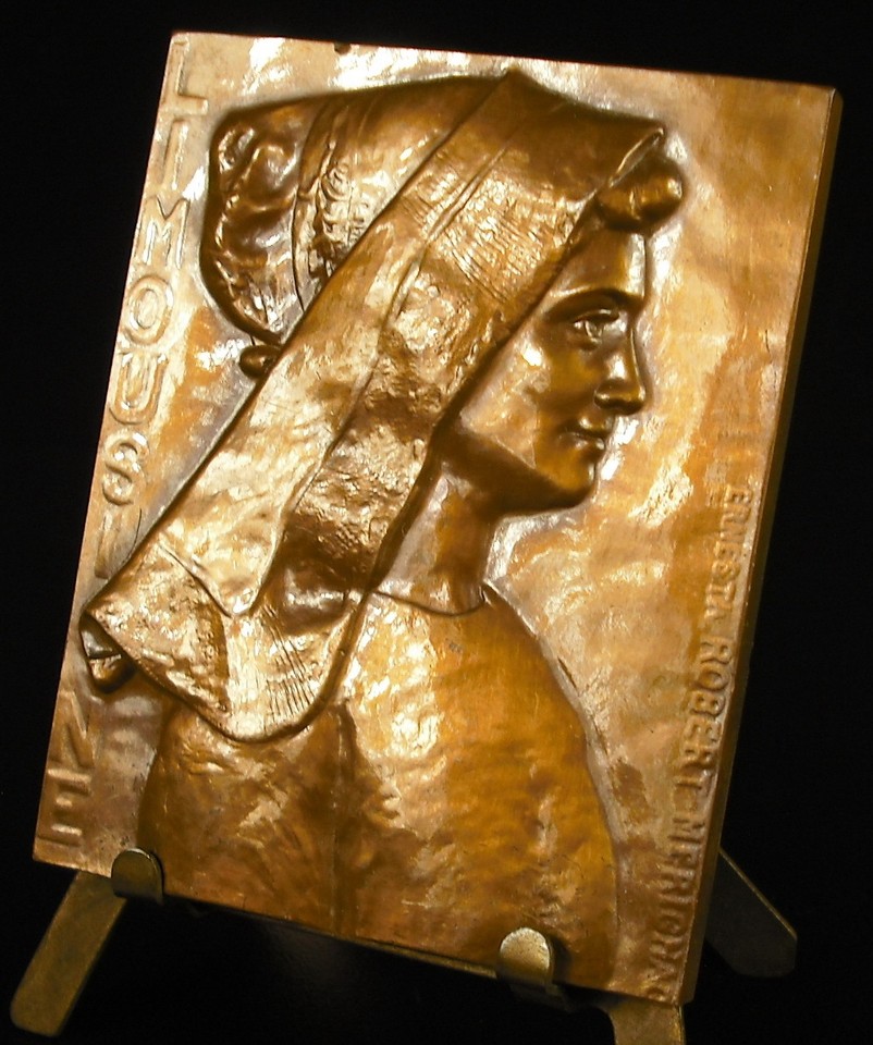 Médaille 1968 Limousine en coiffe ruines du Château de Ventadour ...