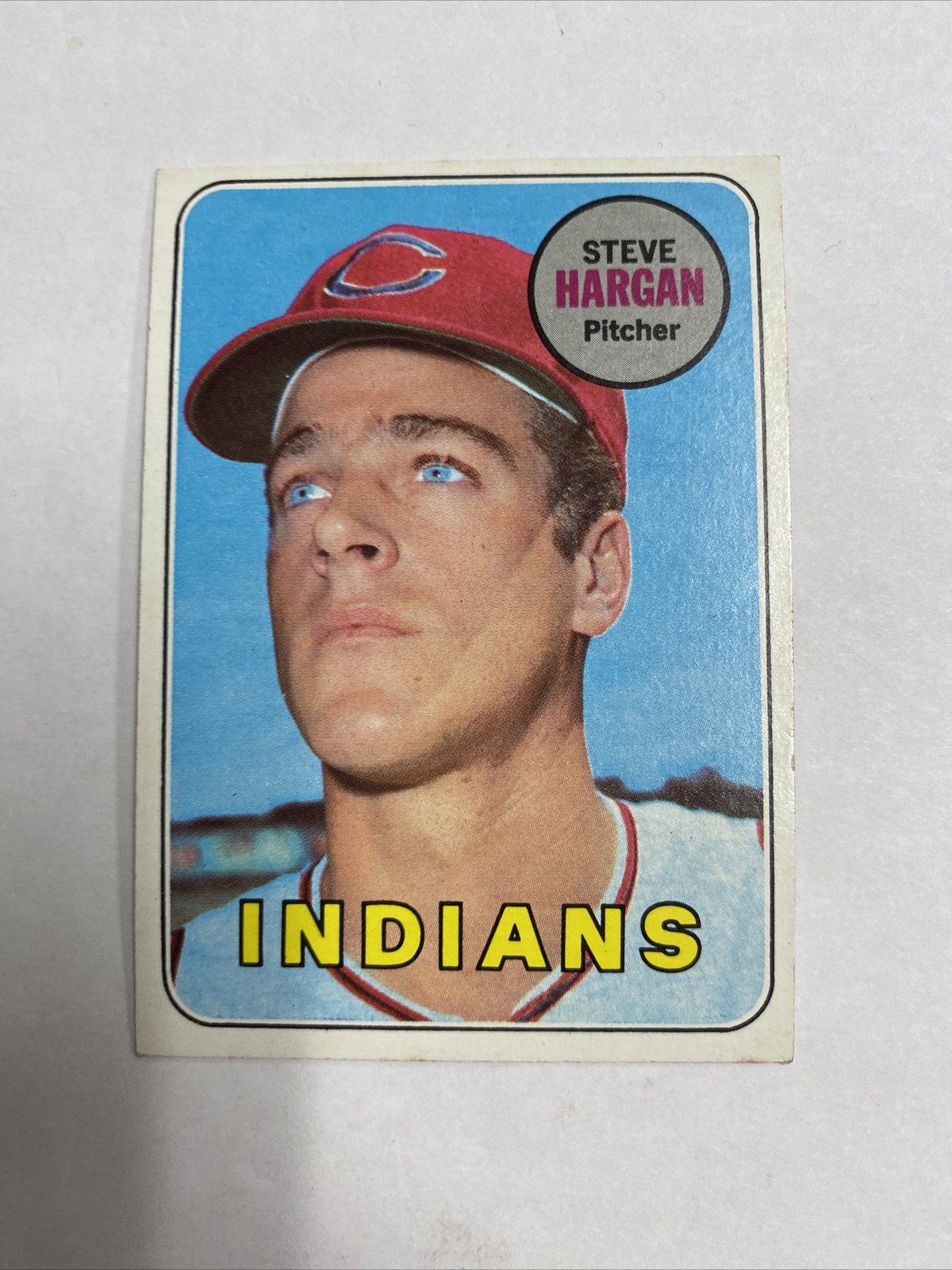 1969 Topps Baseball Steve Hargan Cleveland Indians Card #348 | eBay