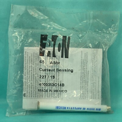 Brand New EATON Corporation 4000353C14B 65 AMP Current Sensing 227 / 19 ...