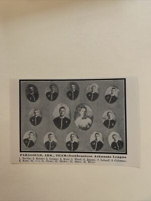 Paragould Scouts Arkansas Dickey Kerr Ray Jansen 1910 Baseball Team ...