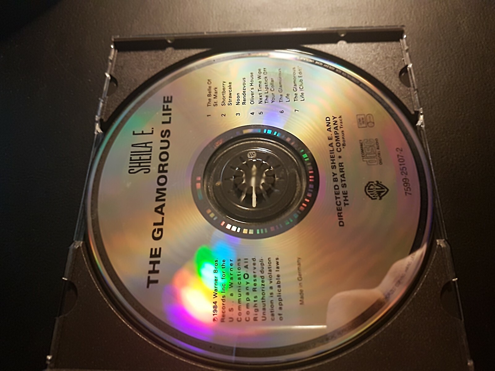 SHEILA E. :"The glamourous Life" 1 track /NOON RDV written & mixed by ...