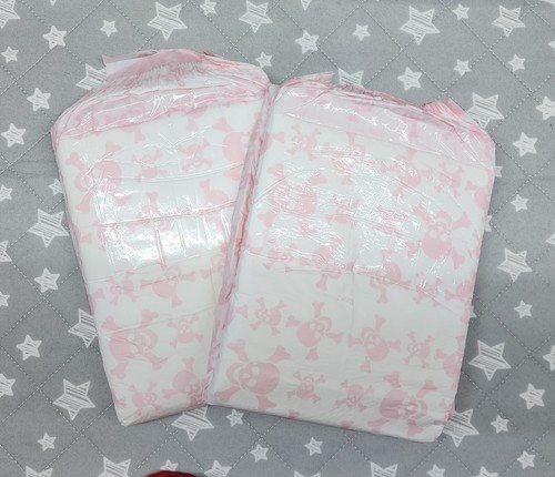Rearz Pink Rebel ABDL Diapers Size Large Pack Of 2 | eBay