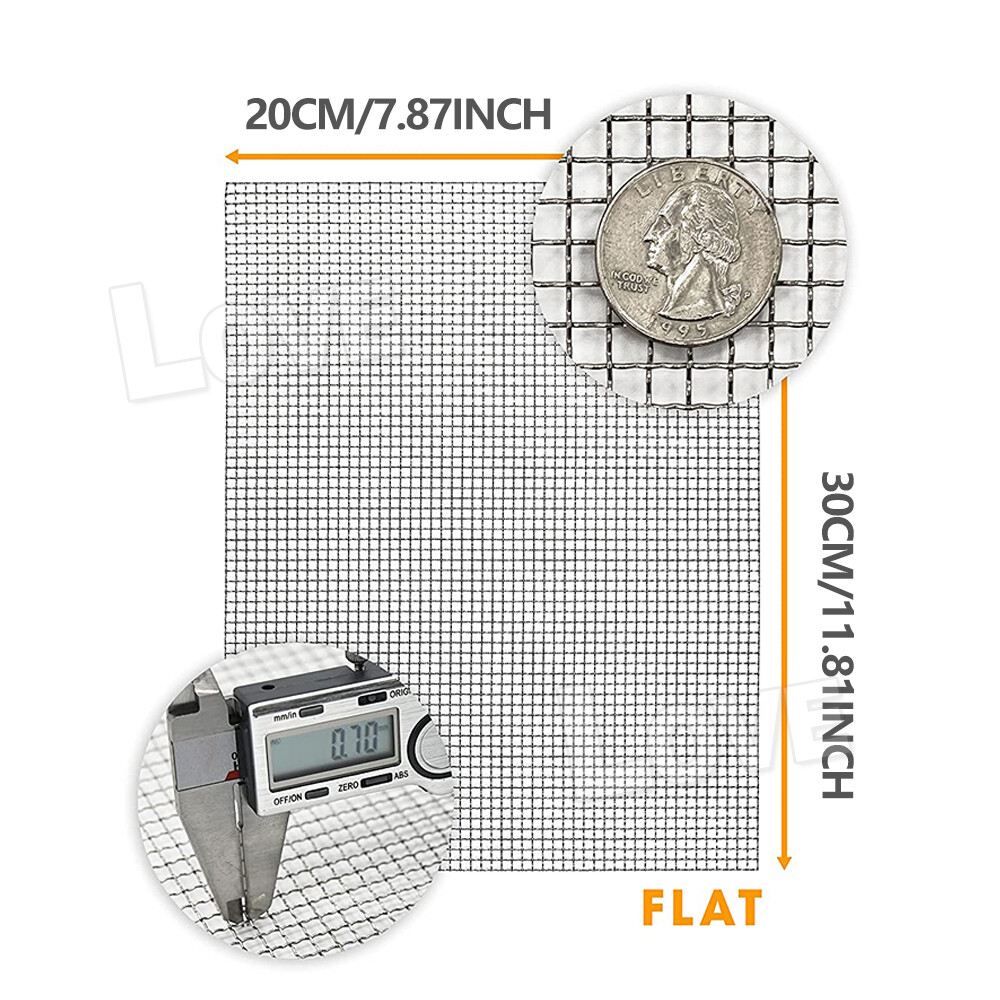 4/10/50 Mesh Stainless Steel Woven Wire Filtration Filter Screen Sheet ...