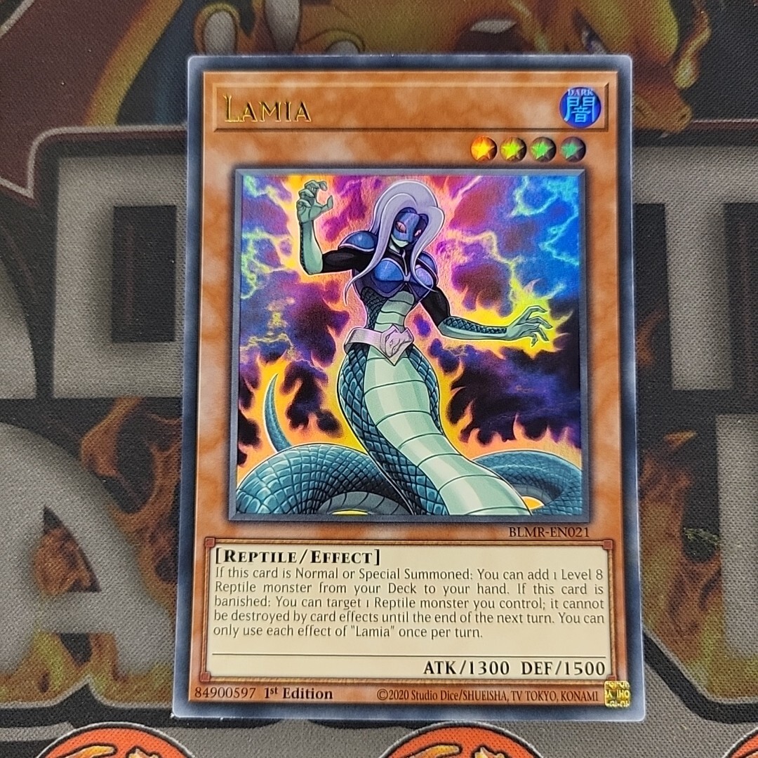 Yu-Gi-Oh! TCG Lamia Battles of Legend: Monstrous Revenge BLMR-EN021 1st ...