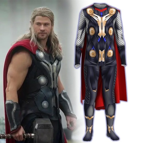Kids Movie Super Hero Endgame Thor Costume Boys Halloween Superhero ...