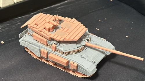 3D Printed 1/72/87/144 Russian T-90M Main Battle Tank 2023+ Armor Model ...