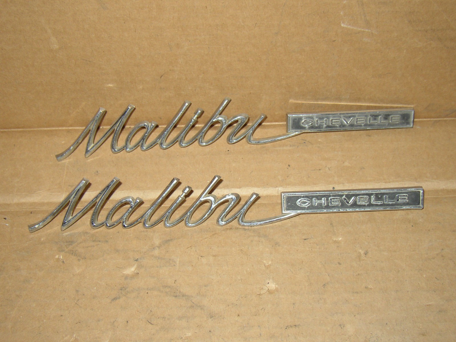 1965 Chevelle Malibu Quarter Panel Emblems Original GM | eBay