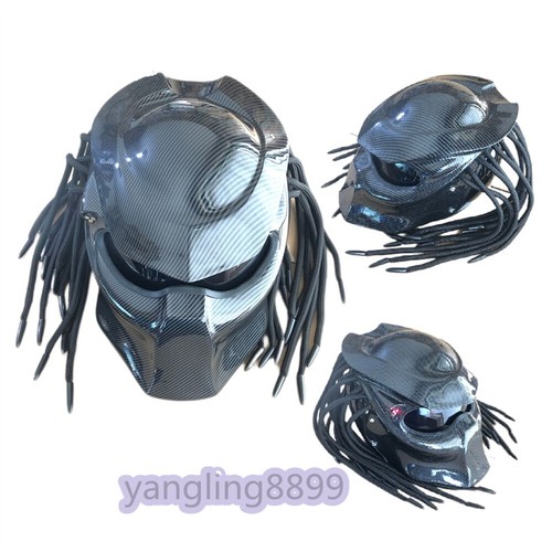 Iron Blood Warrior Helmet Predator Fangs Wasp Carbon Fibre Motorcycle ...