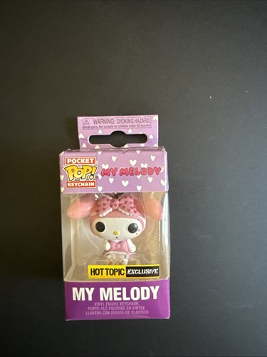2021 pocket Funko pop hot topic exclusive My melody figurine keychain ...