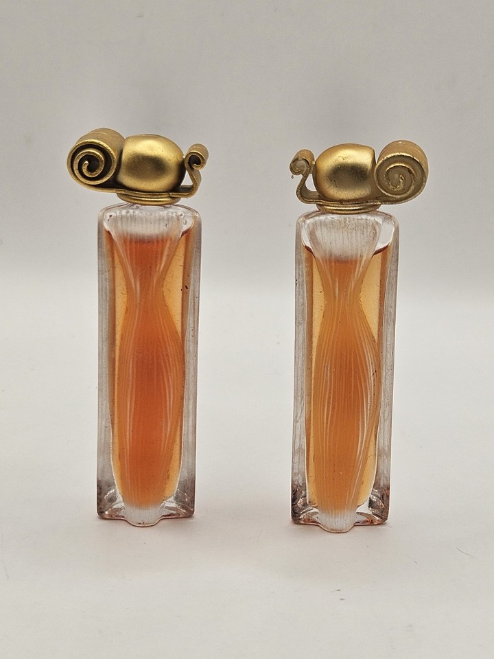 2x Givenchy Organza Women Perfume Eau de Parfum Mini Splash .17 oz 5 ml ...