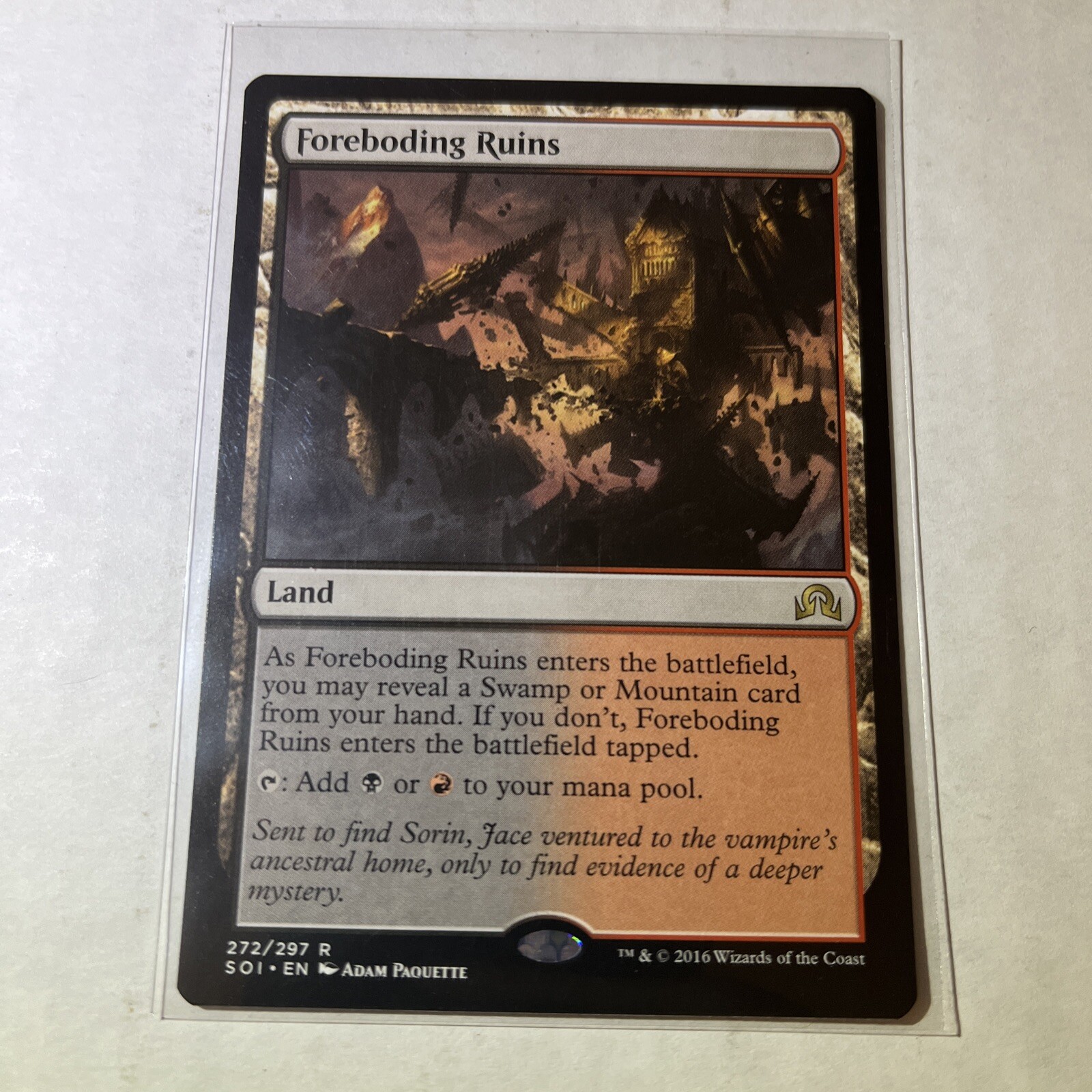 MTG Foreboding Ruins Shadows Over Innistrad 272/297 Regular Rare for ...