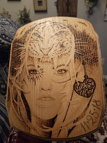 Indian Headress Pyrography Art | eBay