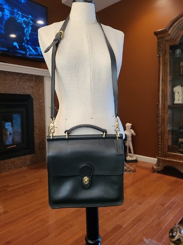 Vintage Coach Willis Bag 9927 Black Authentic Coach Crossbody D060-9927 ...
