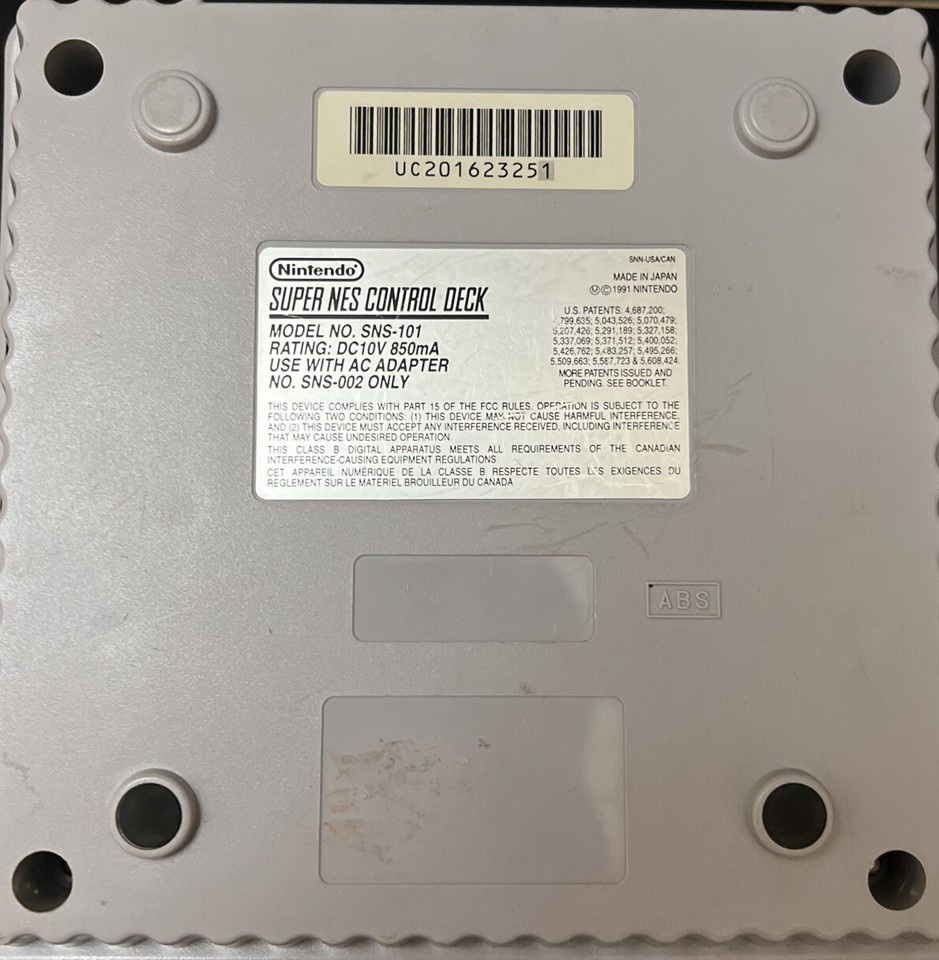 OEM Super Nintendo SNES Jr Video Game Console Only SNS-101 Tested | eBay