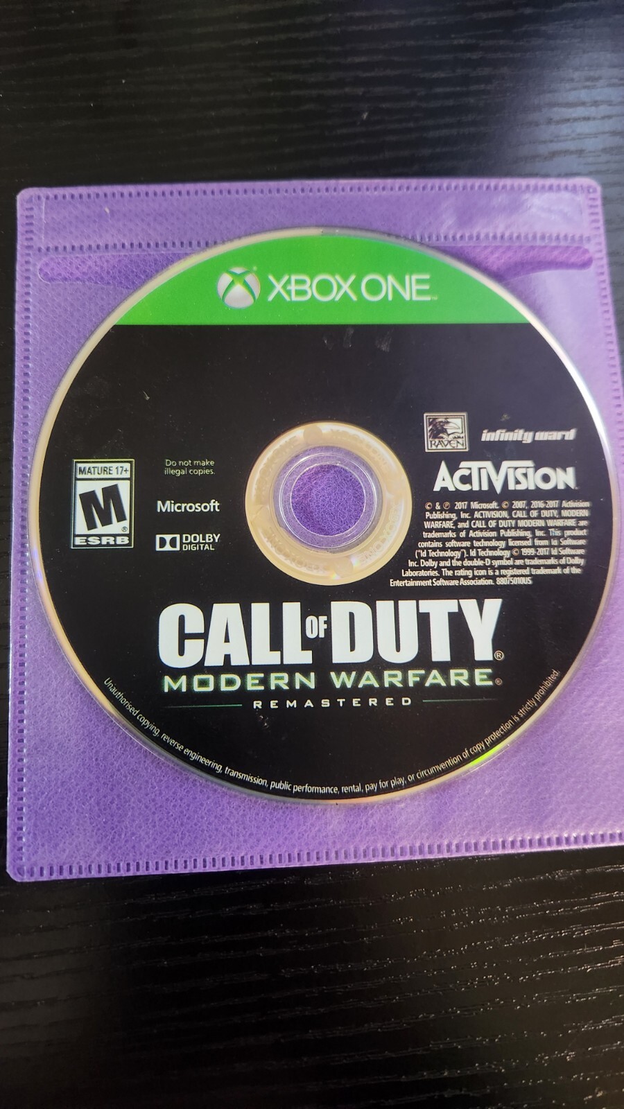Call of Duty: Modern Warefare - Remastered - Microsoft Xbox One Disc ...