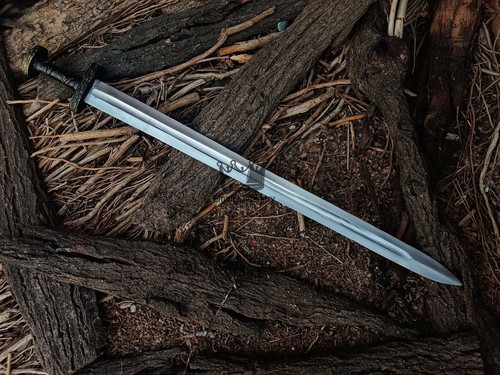 Handmade D2 Tool Steel Oslo Viking Sword With Sheath Combat Sword ...