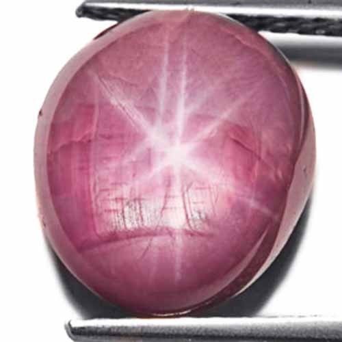 BURMA Star Ruby 8.55 Cts Natural Untreated Pinkish Purplish Red Oval | eBay
